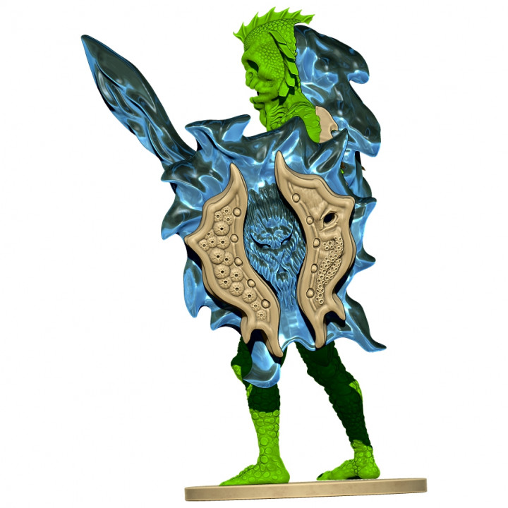 3D Printable Fishman 3 by MiniaturesCraze