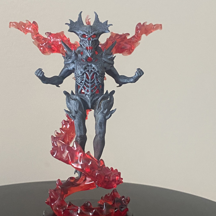 3D Printable Hell Devil - 70 mm by MiniaturesCraze