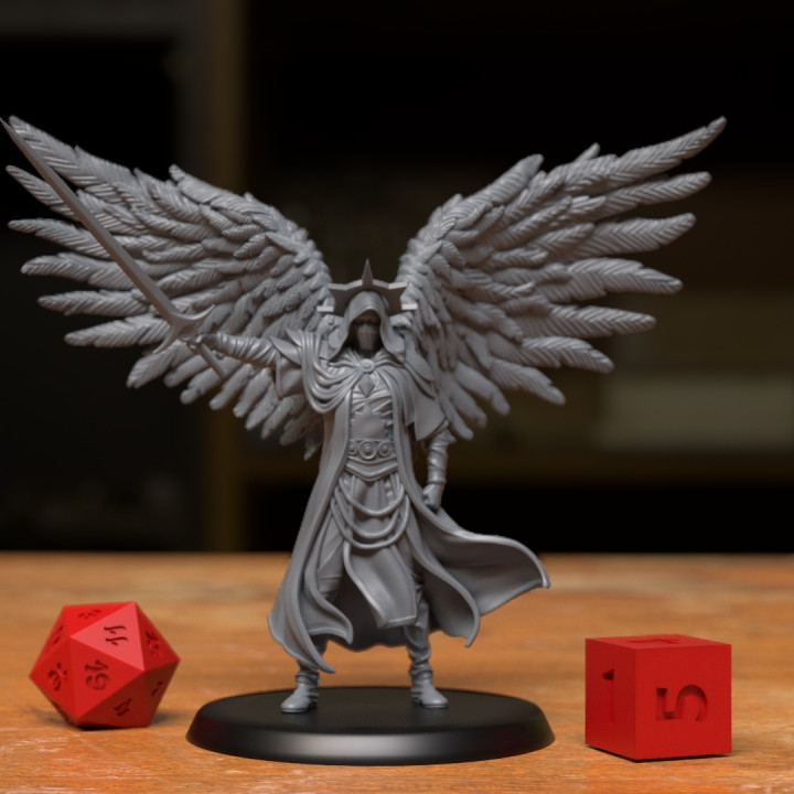 3D Printable Angel Fighter Raziel by Atlas Studios