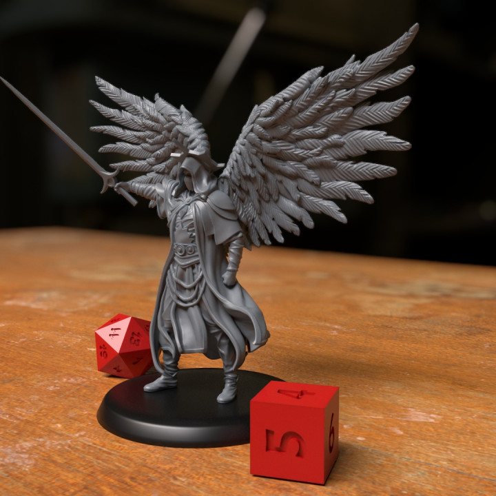 3D Printable Angel Fighter Raziel by Atlas Studios