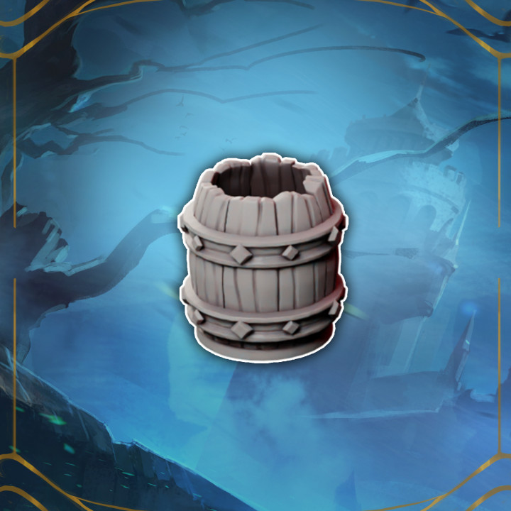 3D Printable Dungeon Props by Galaad Miniatures