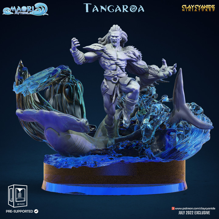 3D Printable Tangaroa by Clay Cyanide Miniatures
