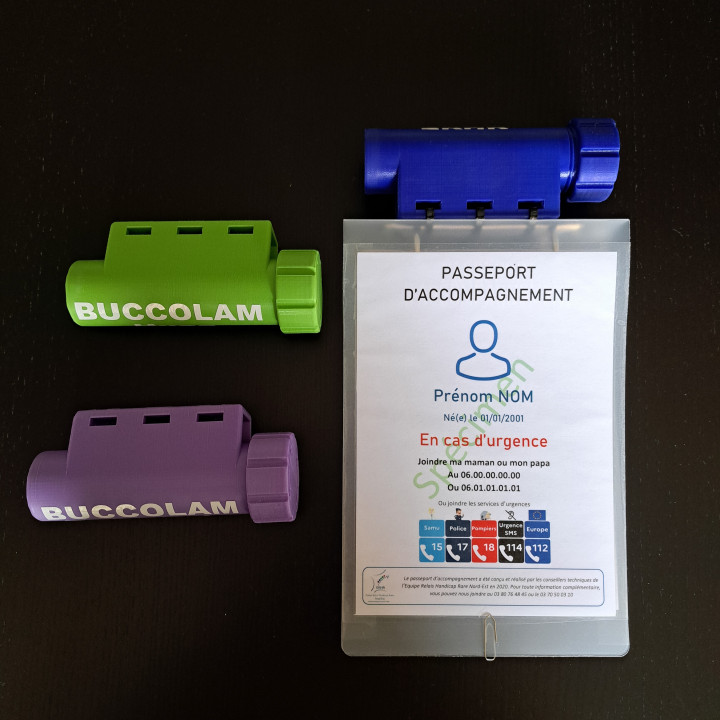 3D Printable Tube Buccolam by Greg Laurent