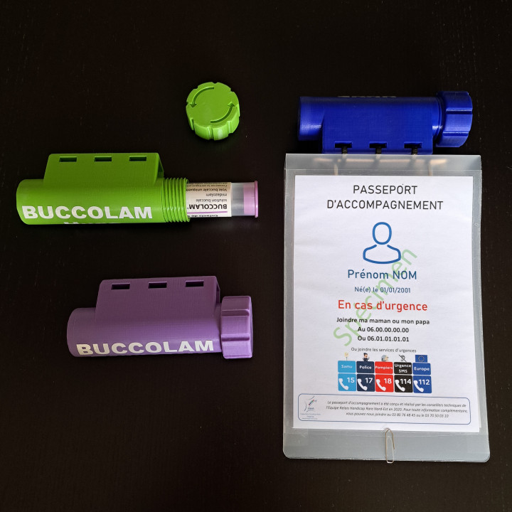 3D Printable Tube Buccolam by Greg Laurent