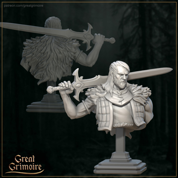 3D Printable Busts Vol.7 by Great Grimoire