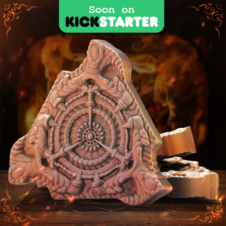 3D Printable Alien Copper Coin | Soon on Kickstarter by Unchained Games