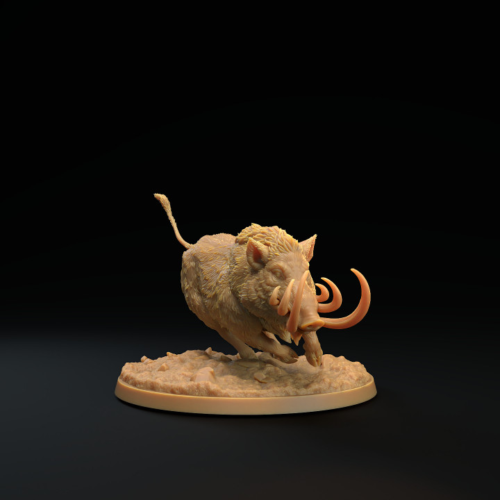 3D Printable Spirit Boars Lesser | PRESUPPORTED | Yokai Lodge by The ...
