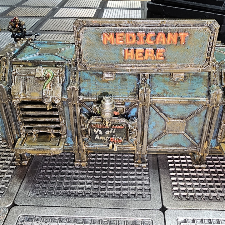 3D Print of Medic Station - Container Kit by billguyer