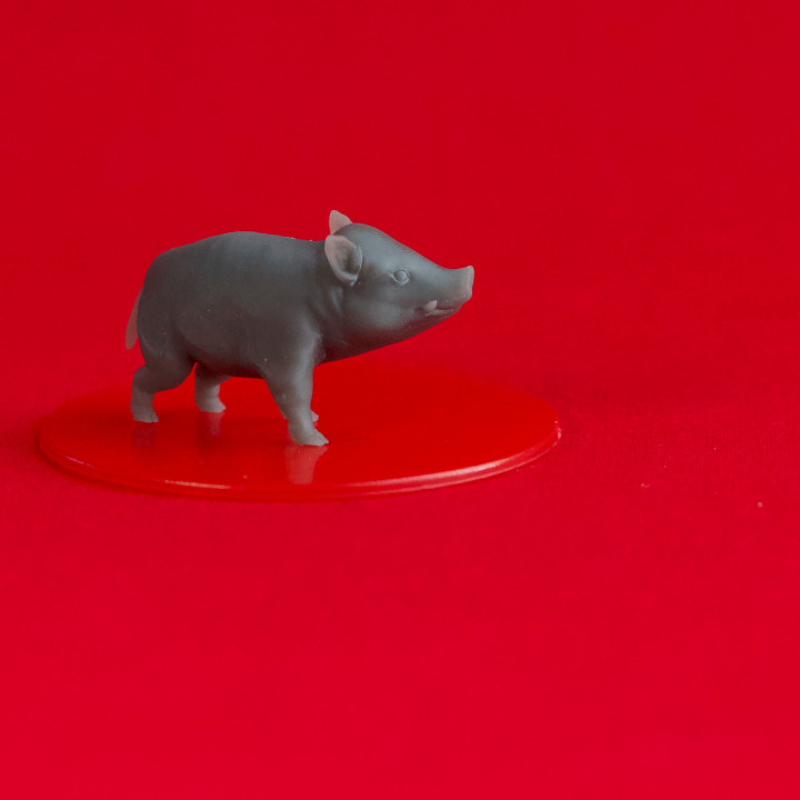3D Printable Giant Boar Piglets - Tabletop Miniature (Pre-Supported) by ...