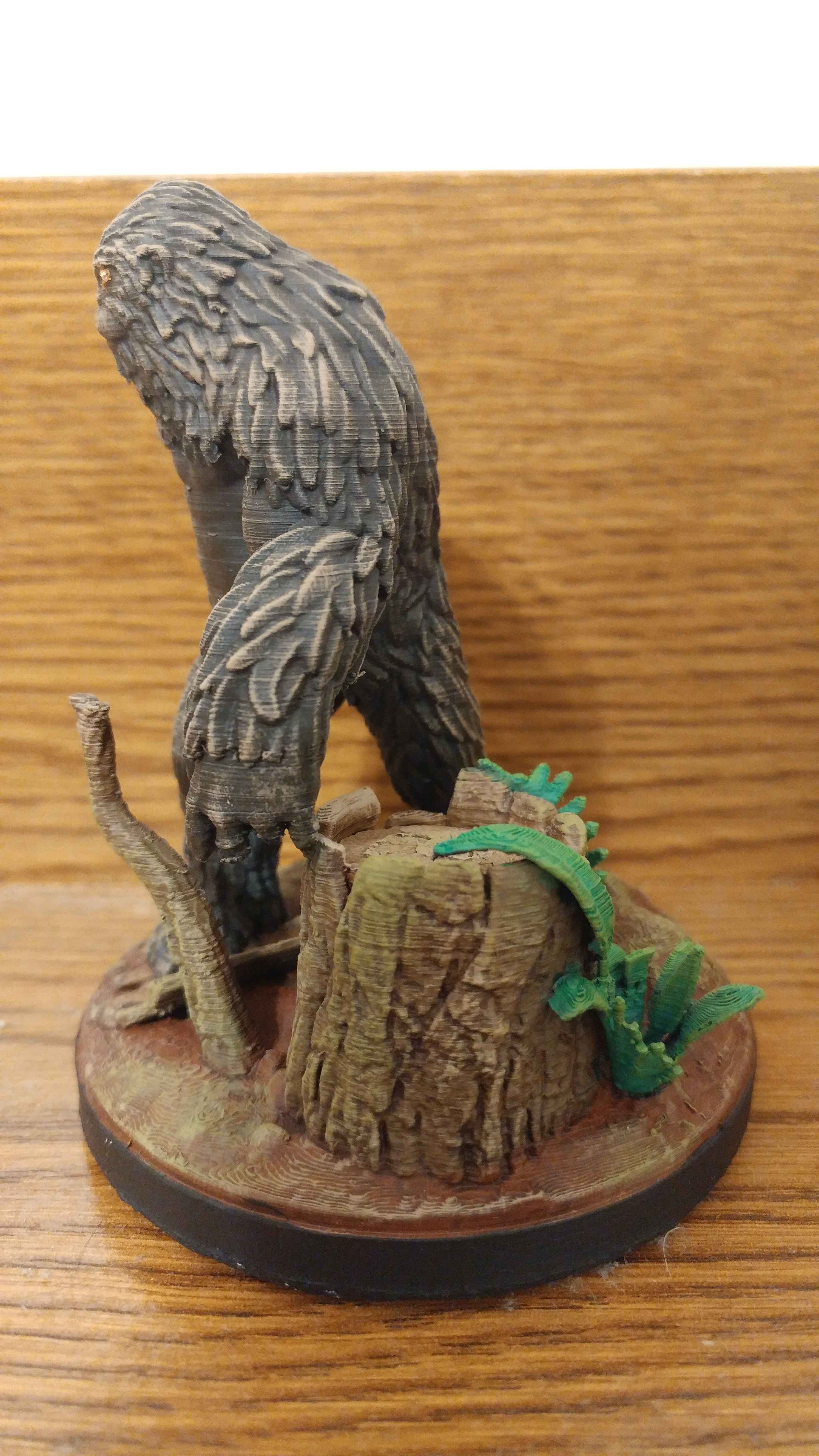 3D Printable Sasquatch - Tabletop Miniature (Pre-Supported) by YKS ...