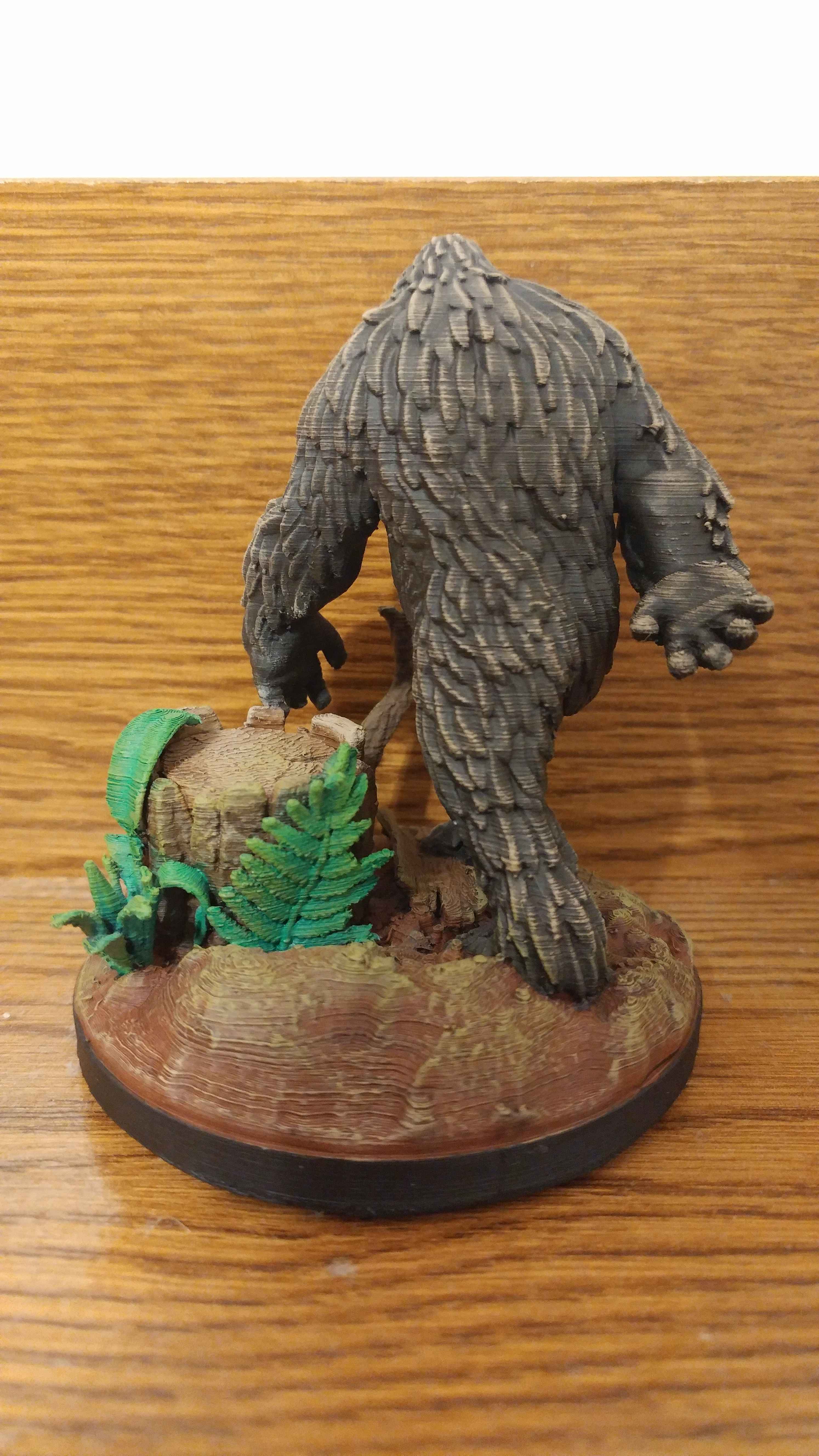 3D Printable Sasquatch - Tabletop Miniature (Pre-Supported) by YKS ...