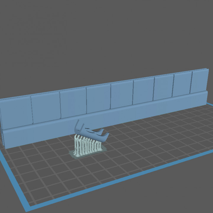 3D Printable Free Initiative Tracker V2 by Adler