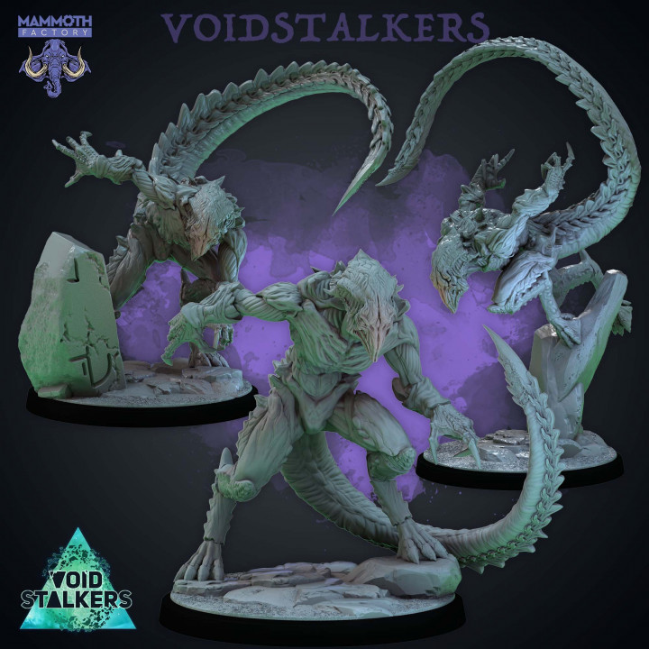 3D Printable Void Stalkers Pack by Mammoth Factory
