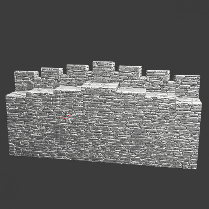 3D Printable Rising wall - modular castle system by Northern Crusades ...