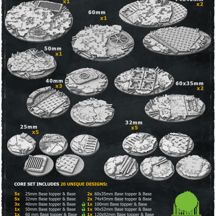 Wargame Bases and Toppers 2.0 Campaign - MyMiniFactory