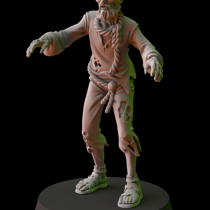 3D Printable Zombies by Fantasy Cult Miniatures