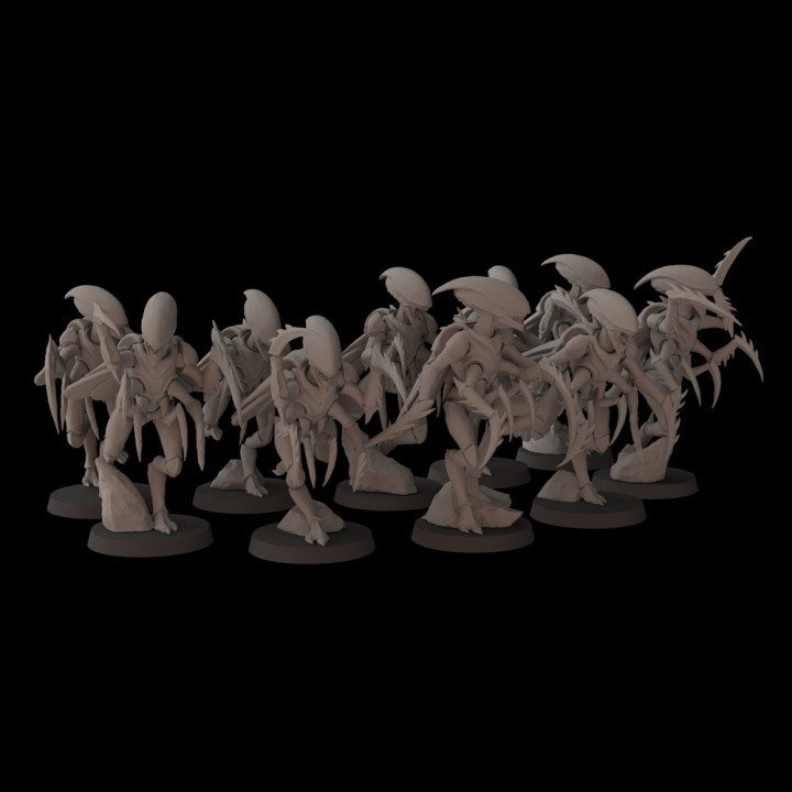 3D Printable Infestors by Fantasy Cult Miniatures