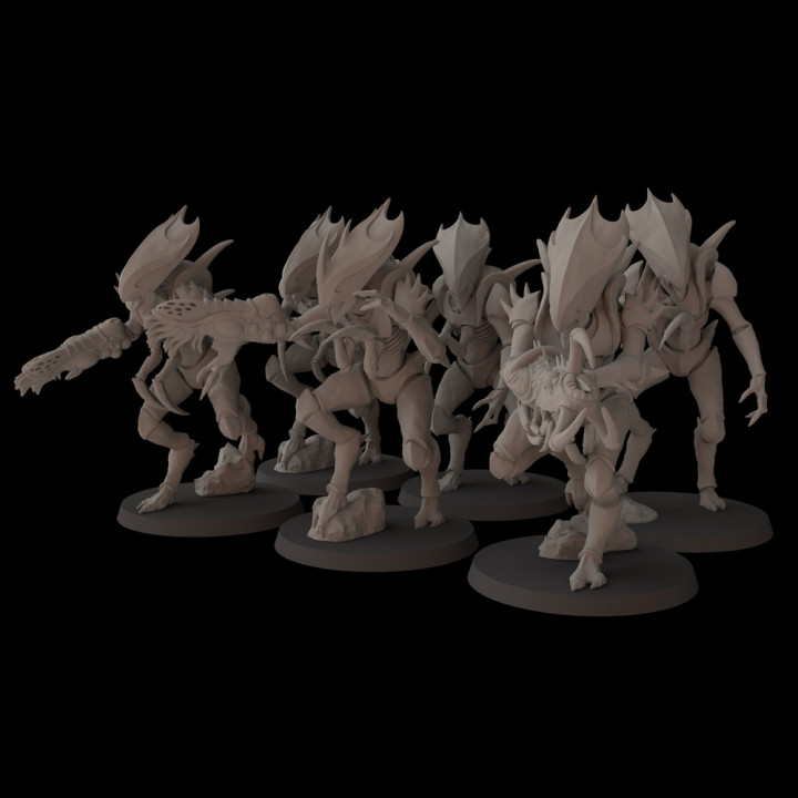 3D Printable The Devourers - Range Crawlers by Fantasy Cult Miniatures