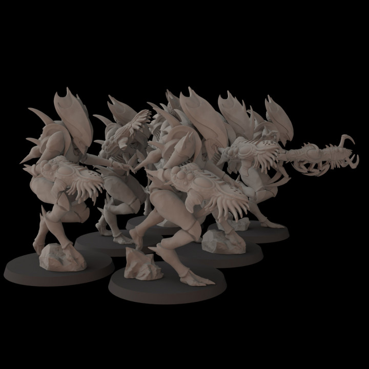 3D Printable The Devourers - Range Crawlers by Fantasy Cult Miniatures