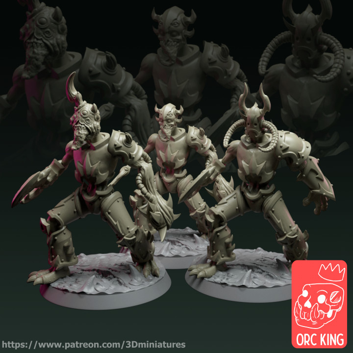 3D Printable Daemonic Possesed by Orc King Studio