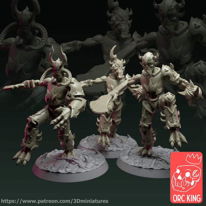 3D Printable Daemonic Possesed by Orc King Studio