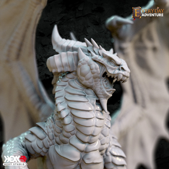3D Printable Red Dragon by Hexy Studio
