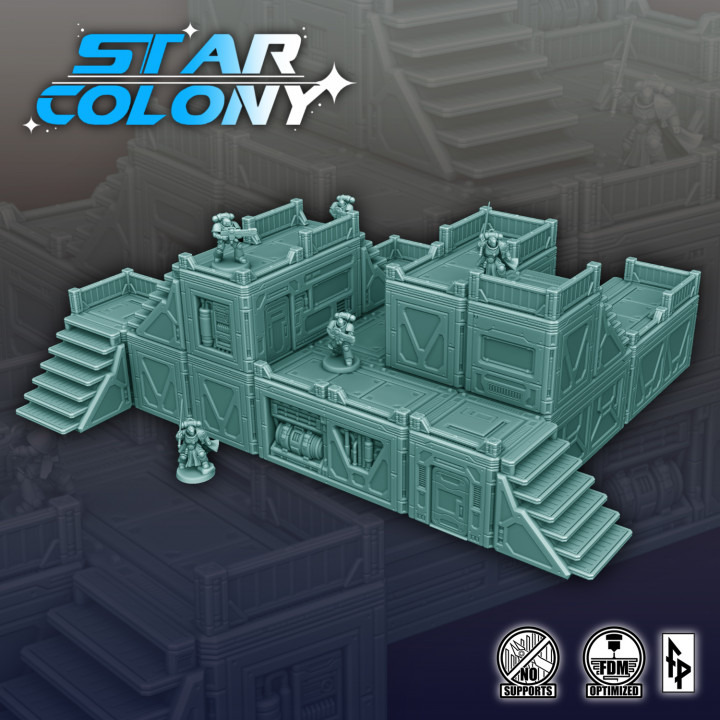 3D Printable Star Colony by Forbidden Prints