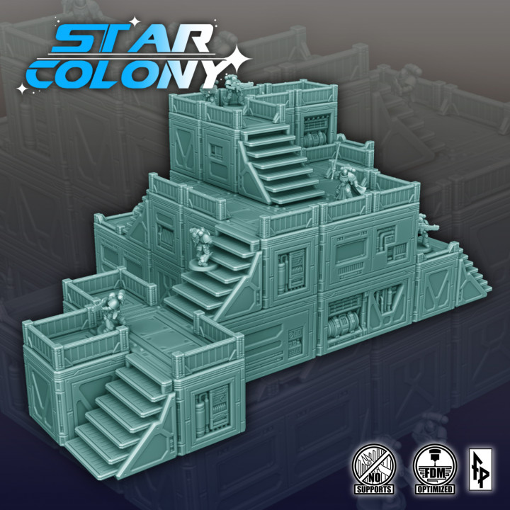 3D Printable Star Colony by Forbidden Prints