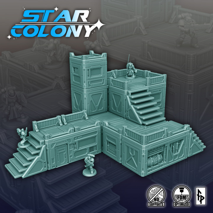 3D Printable Star Colony by Forbidden Prints
