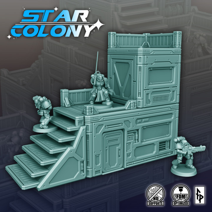 3D Printable Star Colony by Forbidden Prints