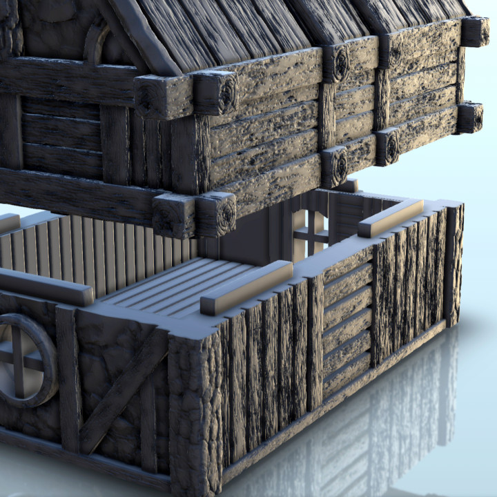3D Printable Stone village hall (5) - Medieval building middle age by ...