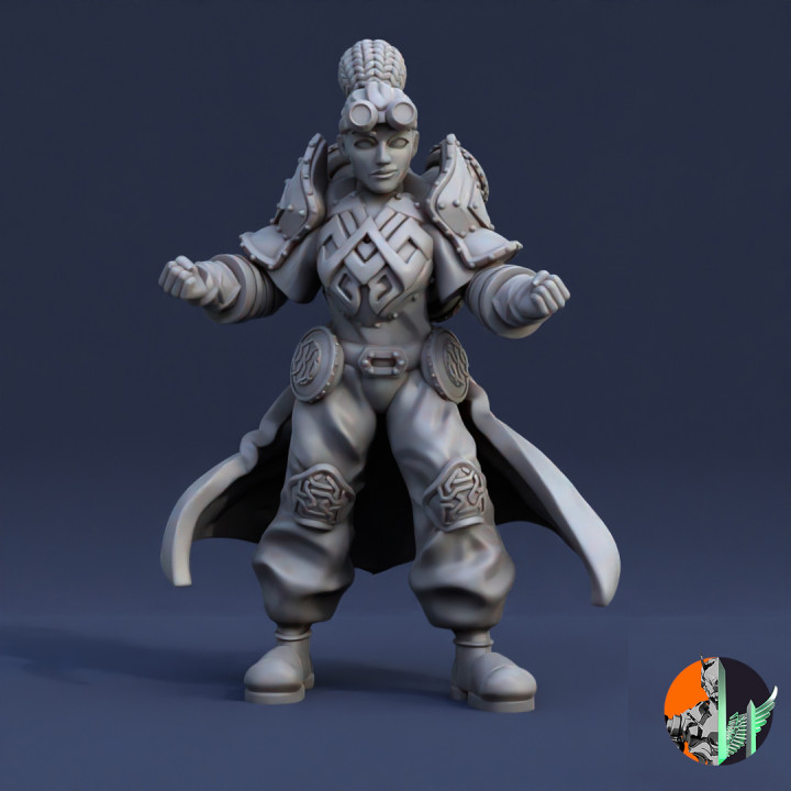 3D Printable Geo Mancer by Triple Spire Workshop