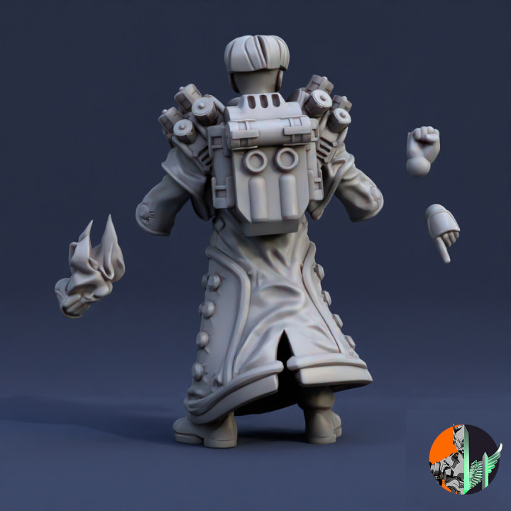 3D Printable Pyromancer by Triple Spire Workshop