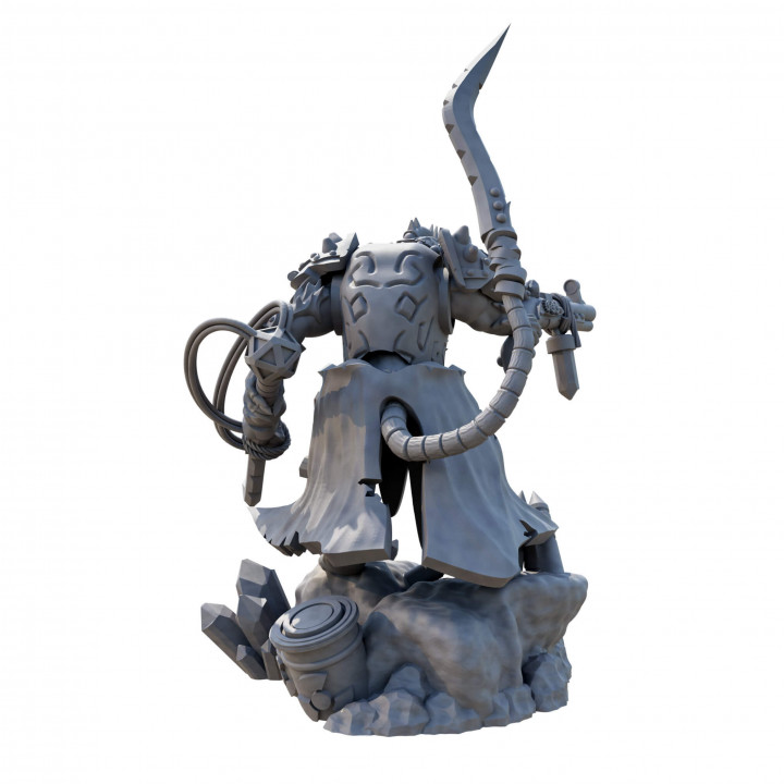 3D Printable Ratkin Engineer Fantasy Miniature by Lex Addams