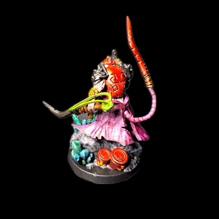 3D Printable Ratkin Engineer Fantasy Miniature by Lex Addams