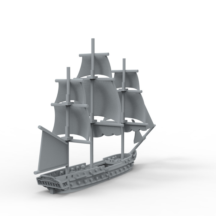 3D Printable Medea 1797/ HMS Imperiouse by Saturnalia STUDIOS