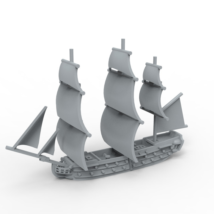 3D Printable HMS Lark - Establishment class by Saturnalia STUDIOS