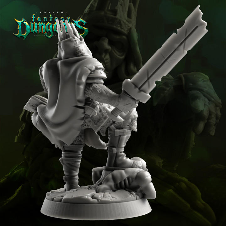 3D Printable NECROMANCER BOSS by Kraken 3D Studios