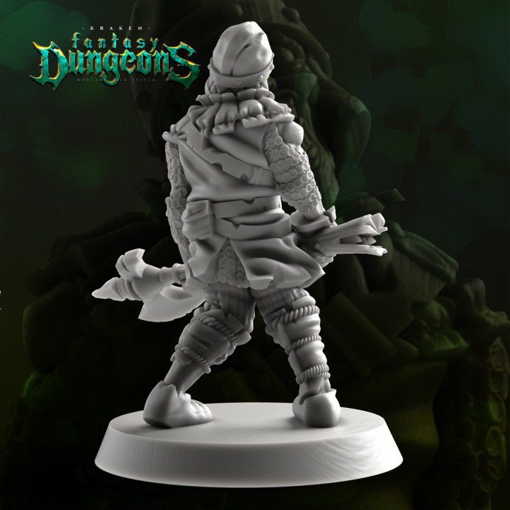 3D Printable ZOMBIE C by Kraken 3D Studios