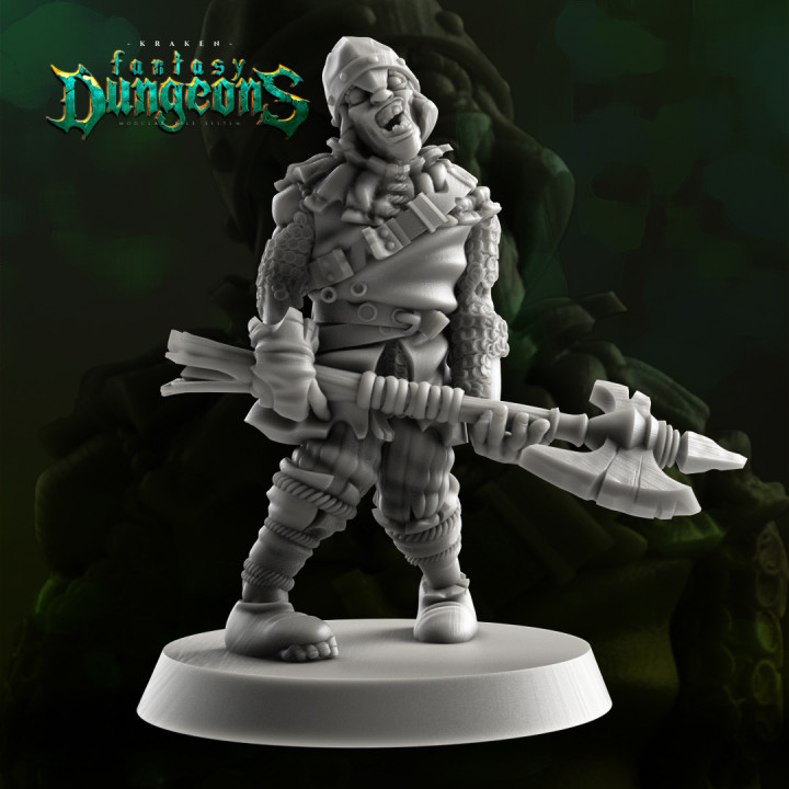 3D Printable ZOMBIE C by Kraken 3D Studios