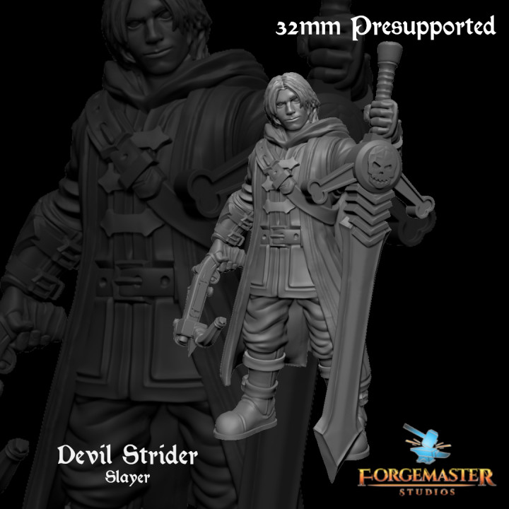 3D Printable Human Ranger - Forest Garrison | Devil Strider Slayer by ...