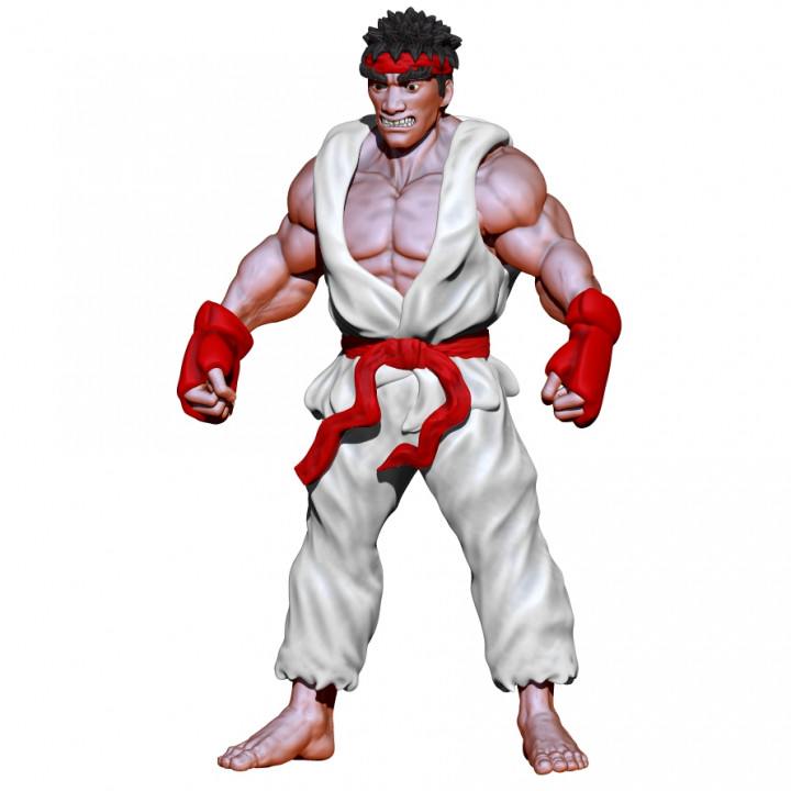 3D Printable Ryu - Fan Art by MiniaturesCraze
