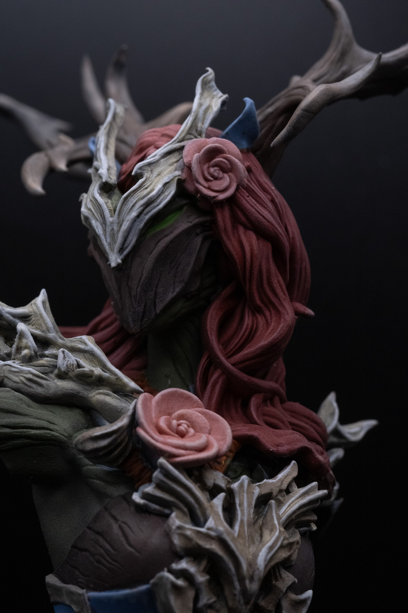 3D Printable Bust - Lady of the Grove by Witchsong Miniatures