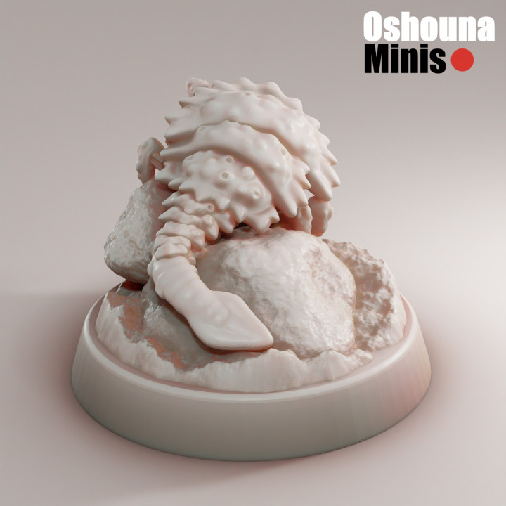 3D Printable FREE small alien worm by Oshounaminis