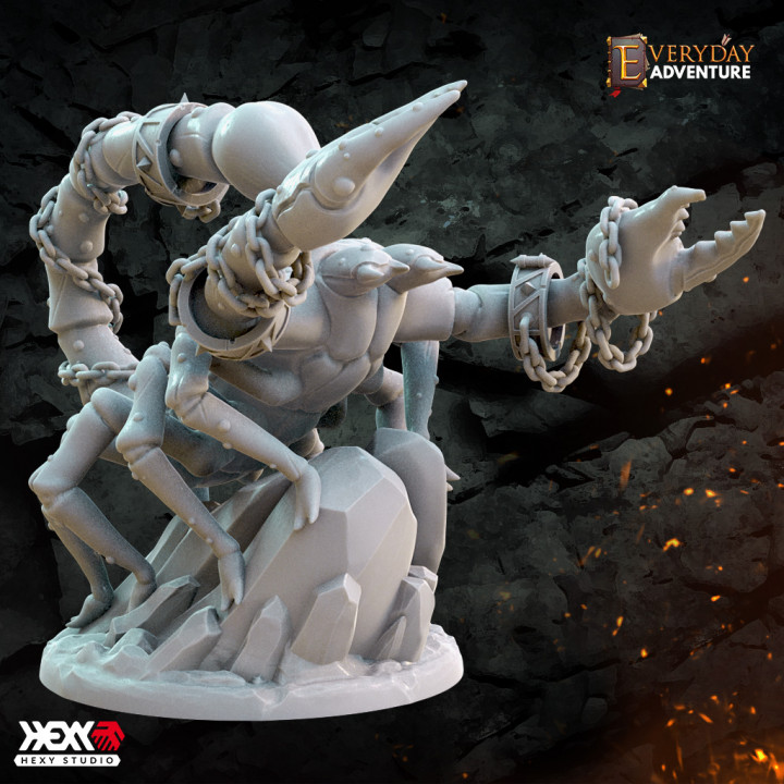 3D Printable Giant Scorpion by Hexy Studio