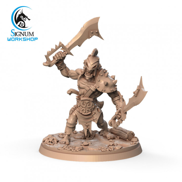 3D Printable Zakdur, the Raging Blood by Signum Workshop