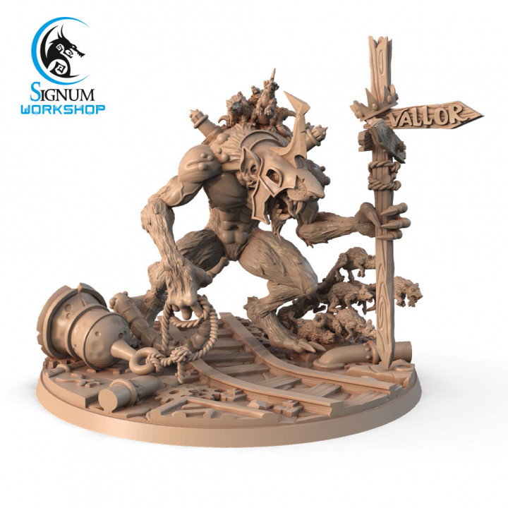 3D Printable Ratus the Great, Rat Chief by Signum Workshop