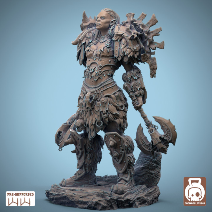 3D Printable Telga Dragonbane by DoomBellStudio