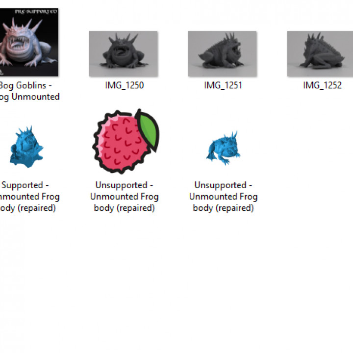 3D Printable Bog Frog by Runeforge Studios