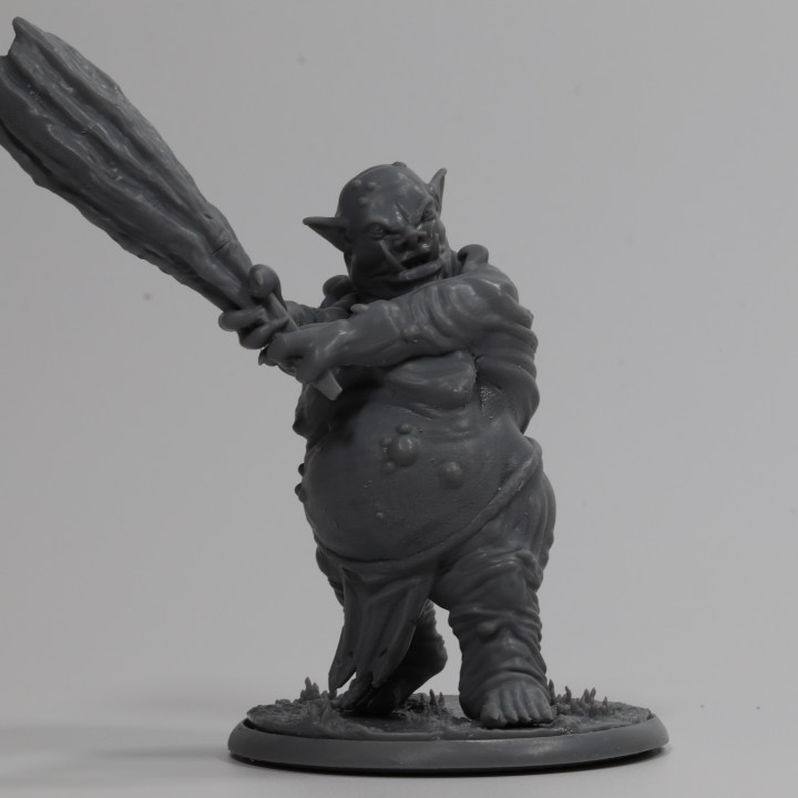 3D Printable Bog Troll - Two-handed Club by Runeforge Studios